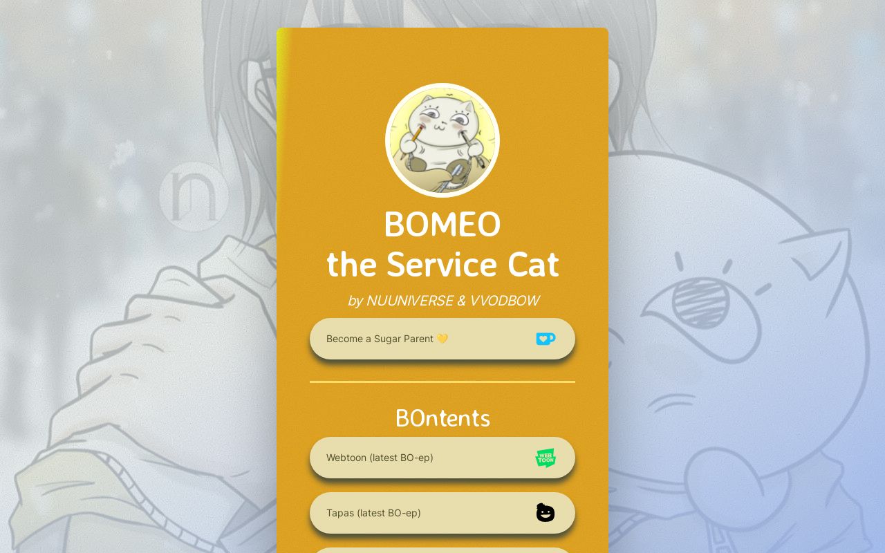 Bomeo the Service Cat WebBOmic